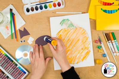 A Cute Pumpkin Art Project for Elementary – Easy Halloween Lesson