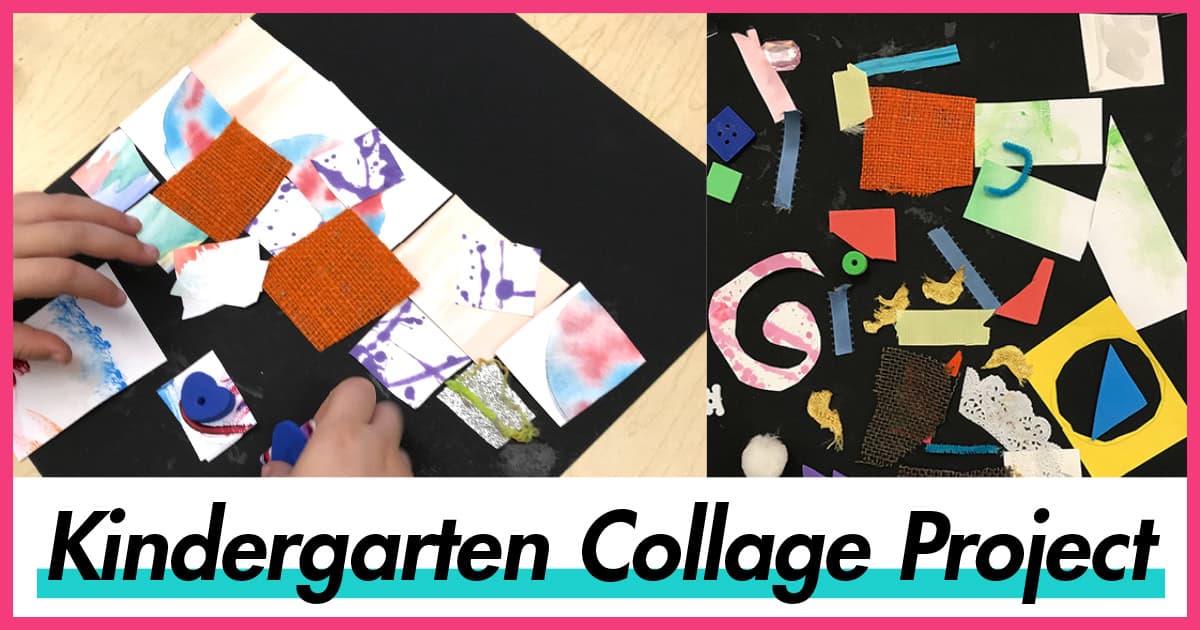 Kindergarten Collage Project: Mixed Media Fun!