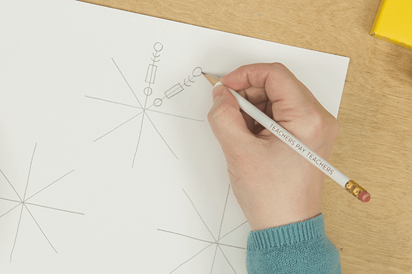 Snowflake Art Lesson for Kindergarten – Winter Elementary Project