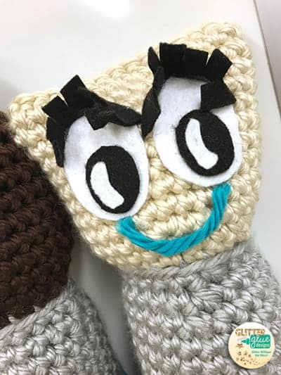 Mr. Brush Crochet Pattern – Class Mascots in Elementary Art Room
