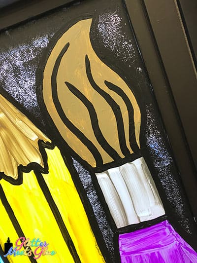 Window Painting in the Art Room