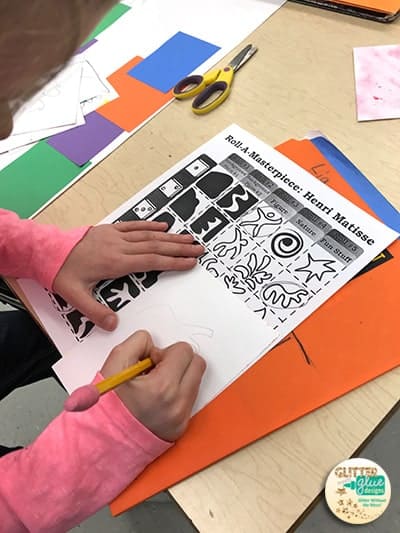 Henri Matisse Cut Outs Projects