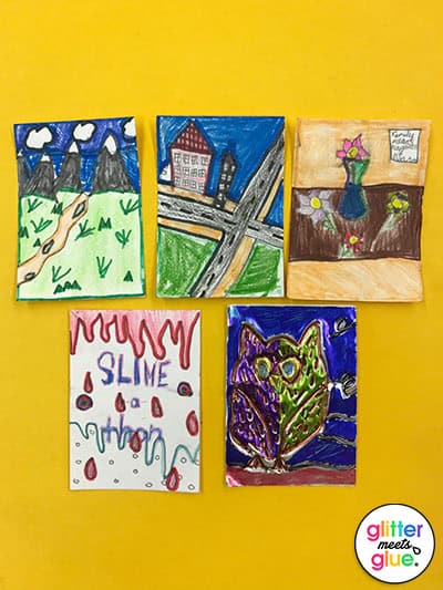 Artist Trading Cards Lesson: Great Art Sub Plan Idea!