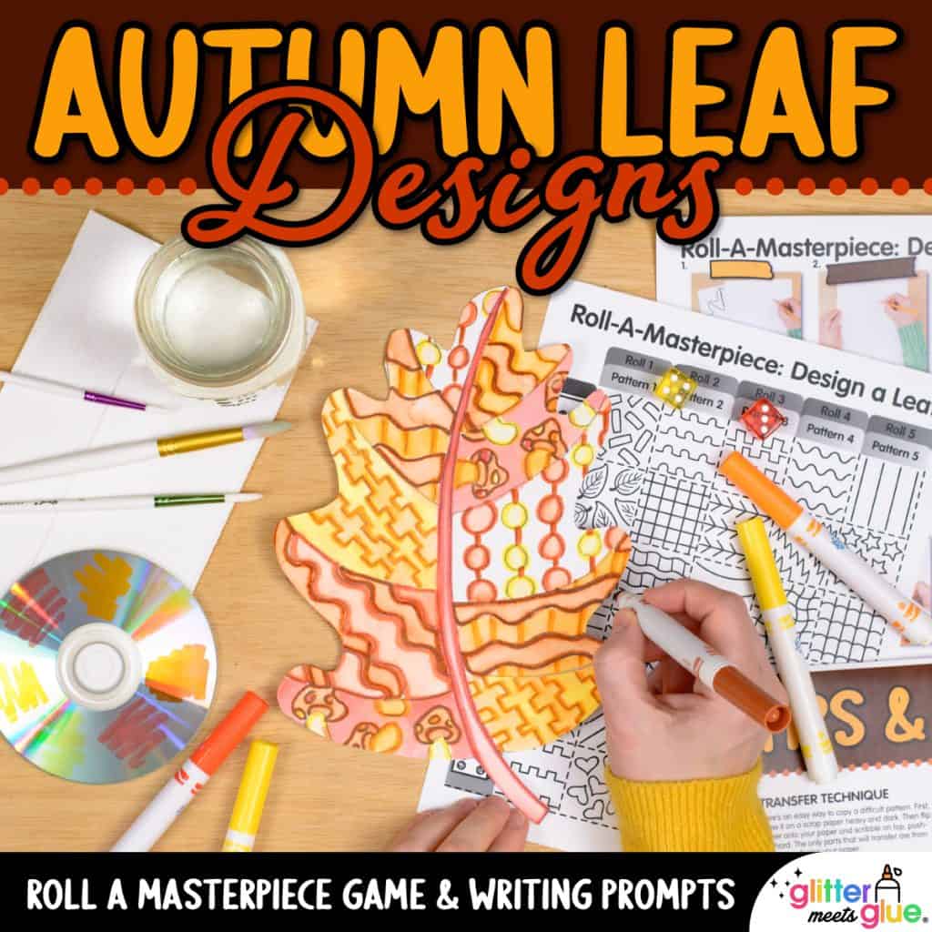 Autumn Leaf Drawing Game – Fall Art Project for Elementary Art