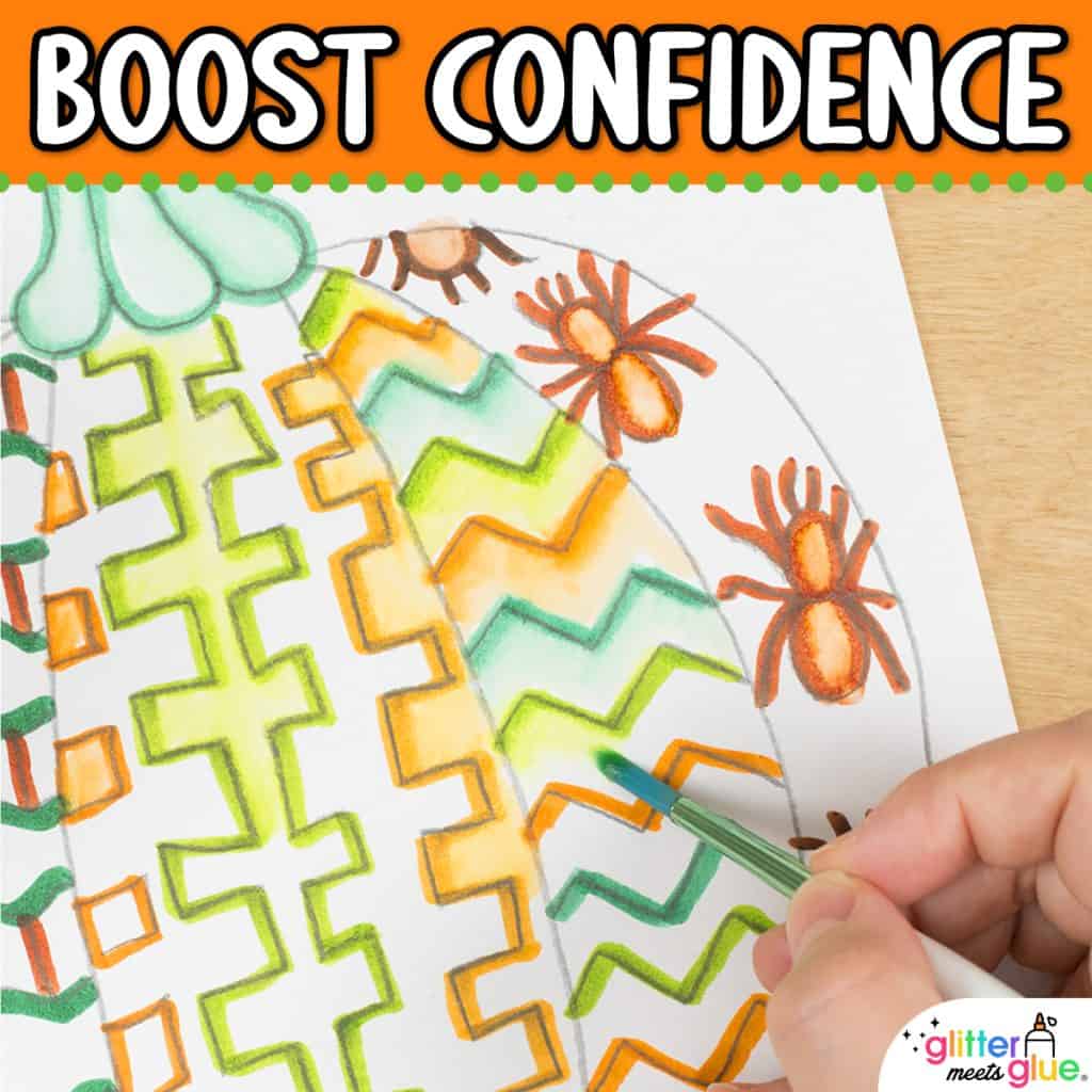 Halloween Pumpkin Art Project – Roll a Pumpkin Game, Sub Lesson