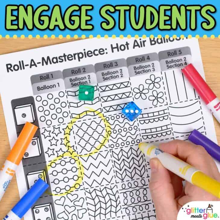 Hot Air Balloon Art Game – Elementary Art Hot Air Balloon Lesson