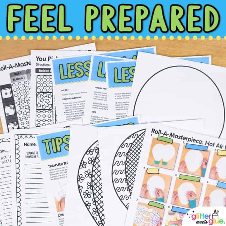 Hot Air Balloon Art Game – Elementary Art Hot Air Balloon Lesson