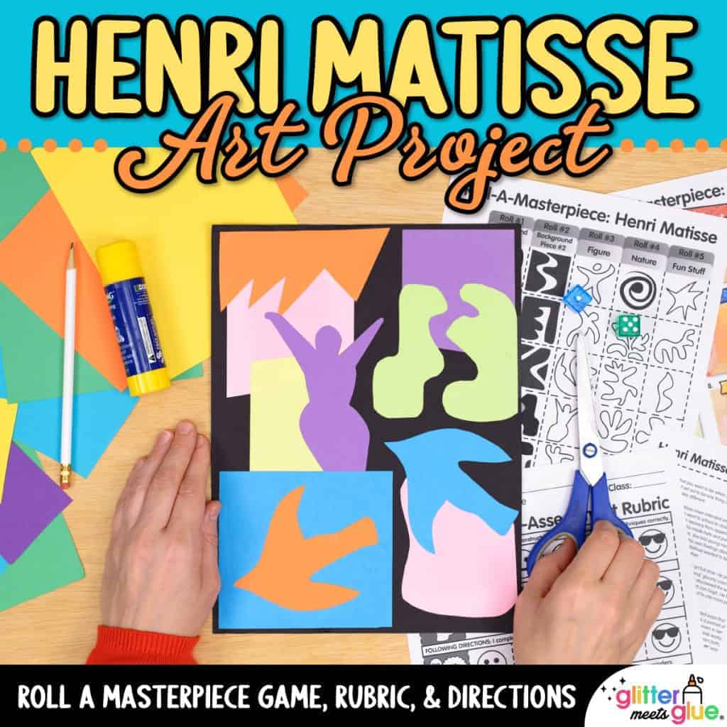 Henri Matisse Collage Game – Henri Matisse Cut Out Art Project