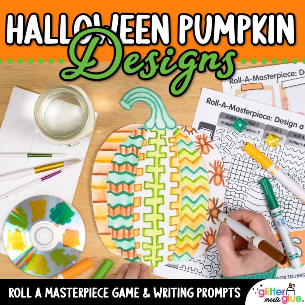 Halloween Art Projects for Kids: Design a Pumpkin & Template
