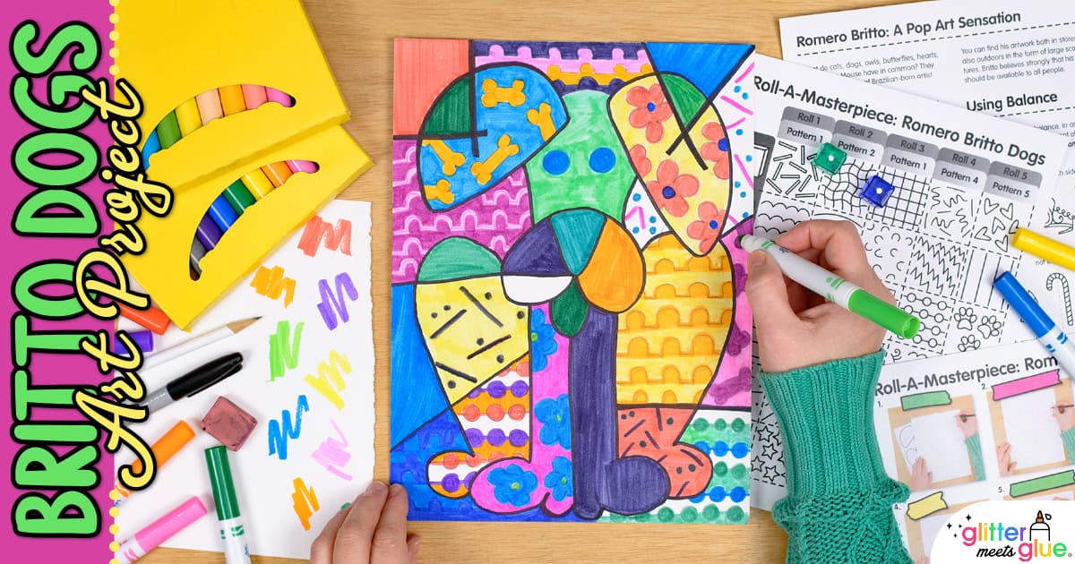 Romero Britto Dogs Art Game – Pop Art Project & Art Lesson Plan