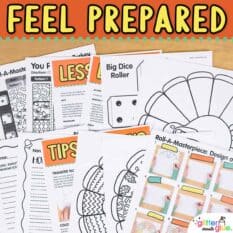 Turkey in Disguise Art Game – Thanksgiving Roll a Turkey Game