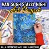 Van Gogh Starry Night Art Game – Intermediate Oil Pastel Project