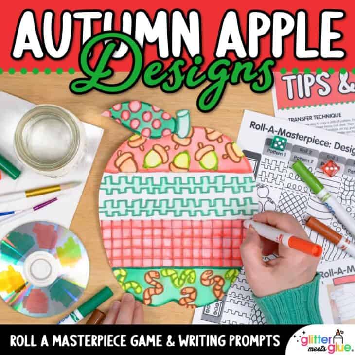 Apple Art Project – Back to School Art Project & Sub Lesson