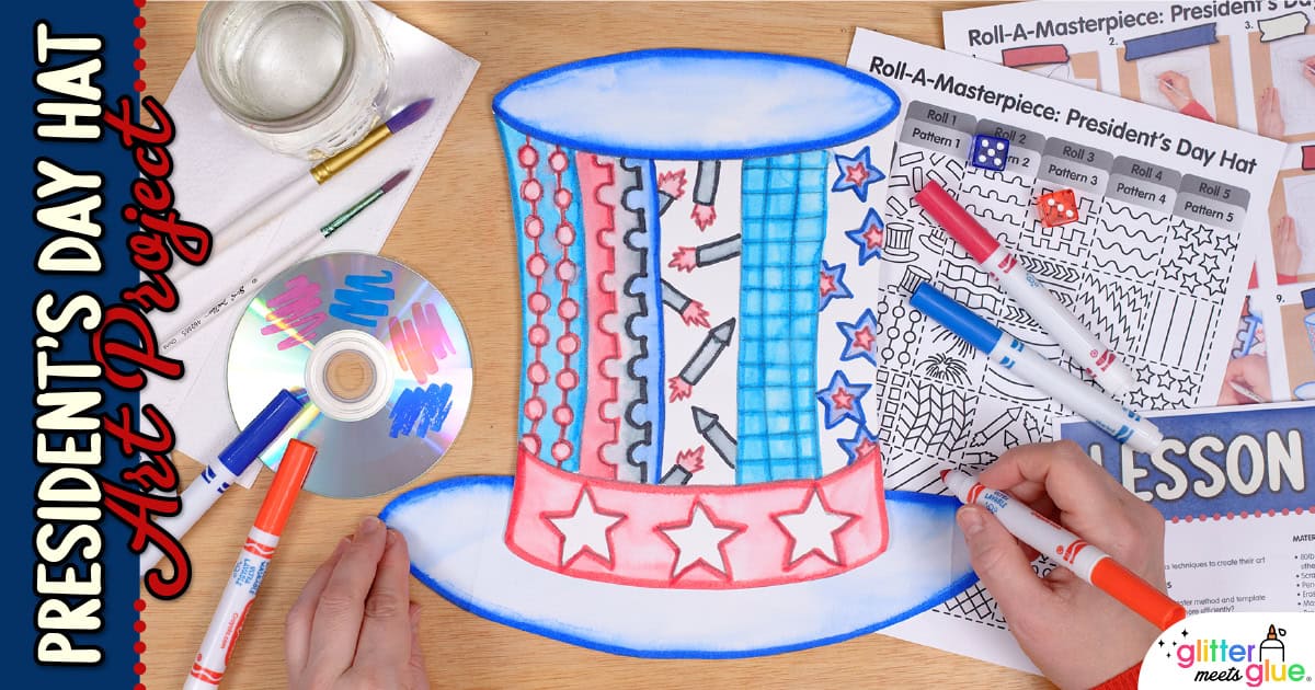 Presidents Day Hat Art Game – President's Day Art Project, Sub Plan