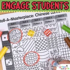 Chinese New Year Lantern Game – Lunar New Year Art Project