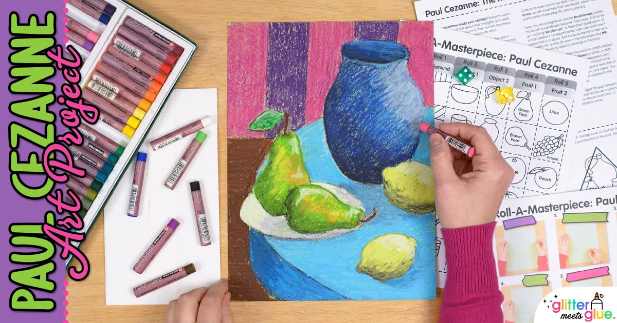 Paul Cezanne Still Life Art Game – Oil Pastel Art Project