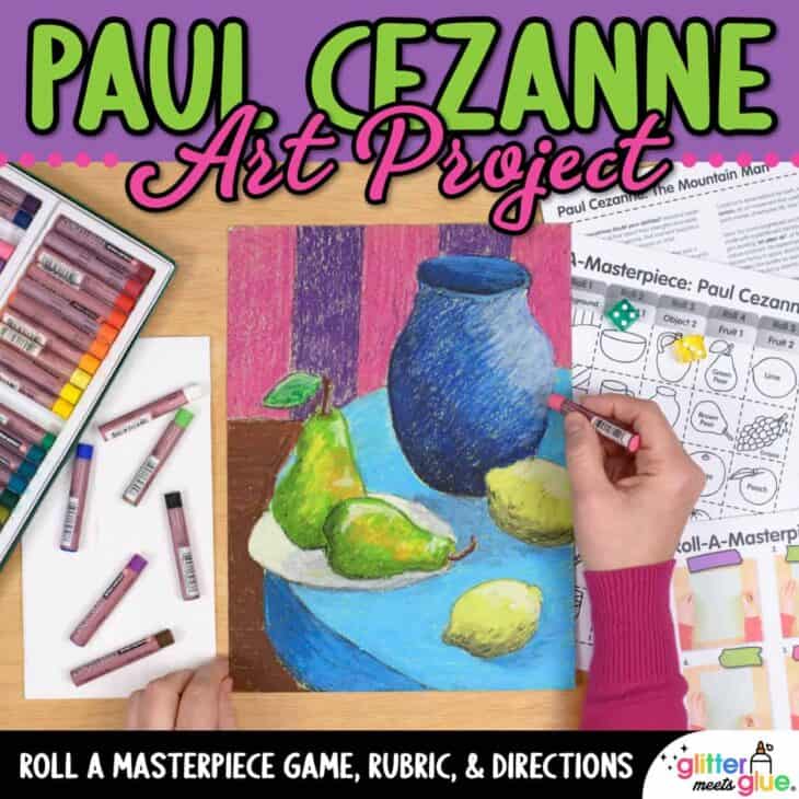 Paul Cezanne Still Life Art Game – Oil Pastel Art Project