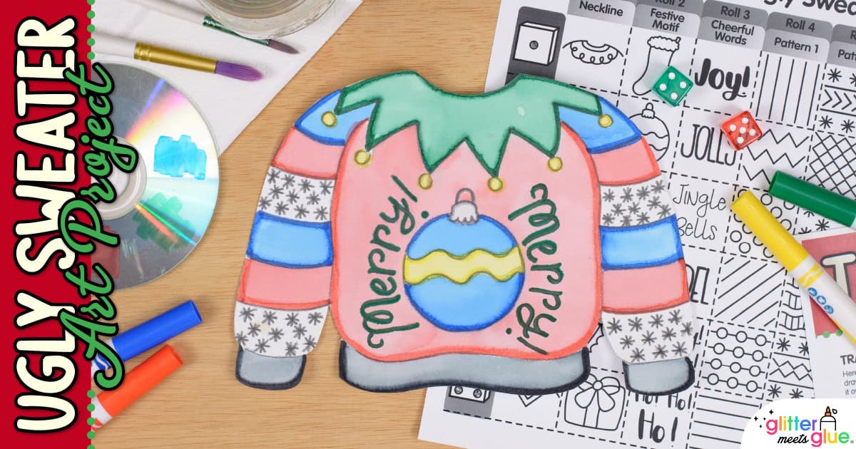 Ugly Christmas Sweater Art Game – Christmas Art Projects & Lesson
