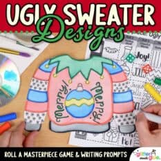 Ugly Christmas Sweater Art Game – Christmas Art Projects & Lesson
