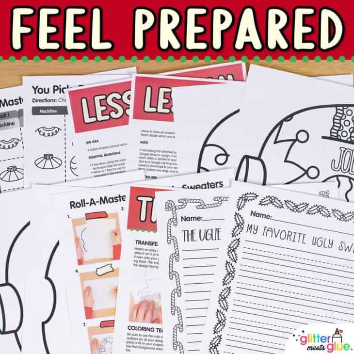 Ugly Christmas Sweater Art Game – Christmas Art Projects & Lesson