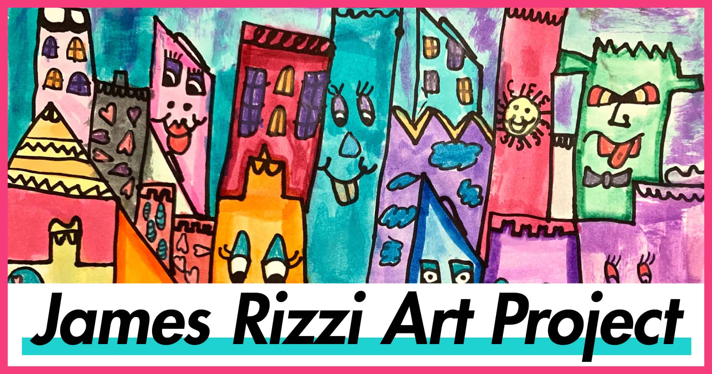 How To Draw James Rizzi Buildings