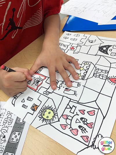 James Rizzi Cityscapes Art Lesson – 4th Grade Art Project Ideas
