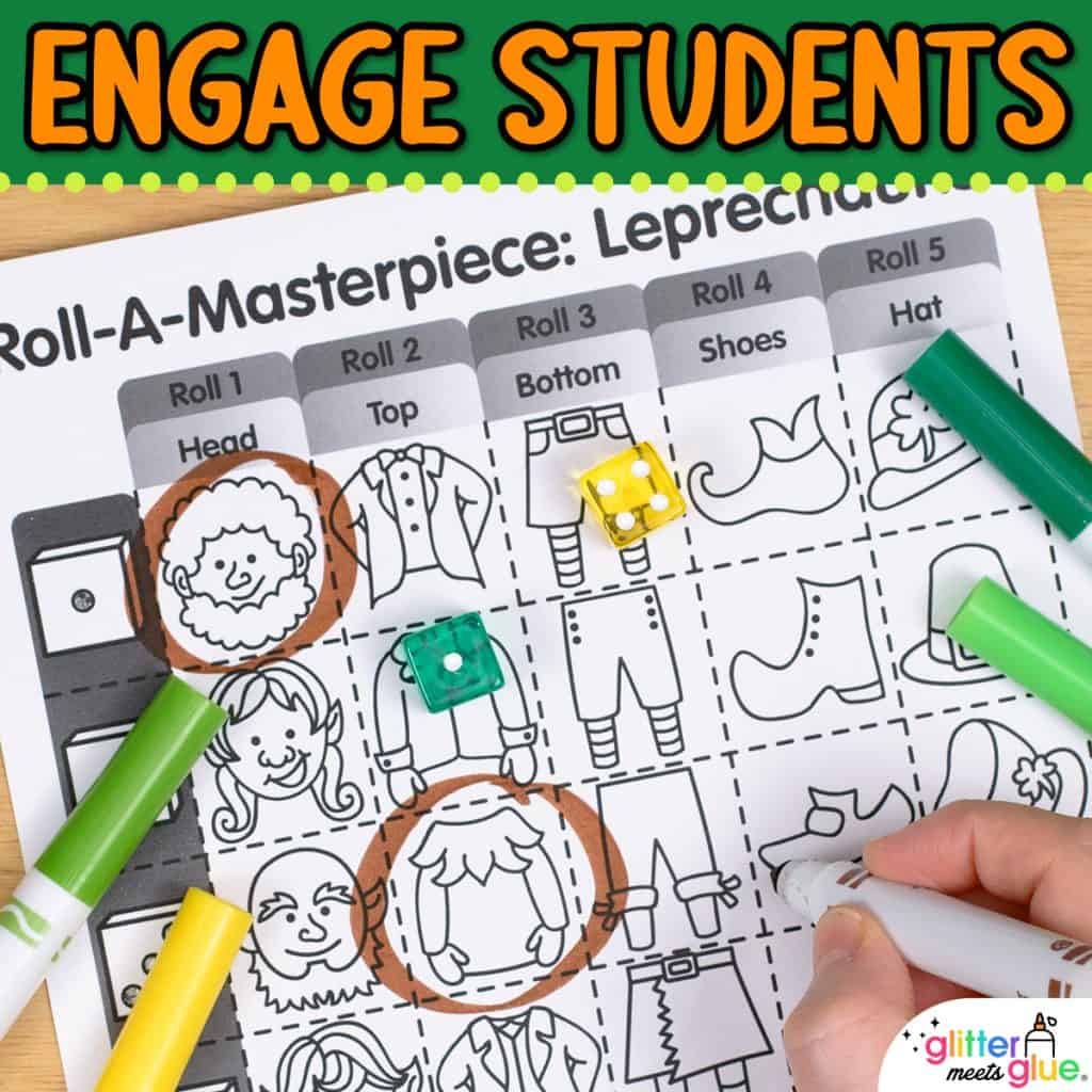 Leprechaun Drawing Art Game – St. Patrick's Day Art Project