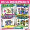 Digital Spring Art Project Bundle – 4 Fun Google Slides Templates