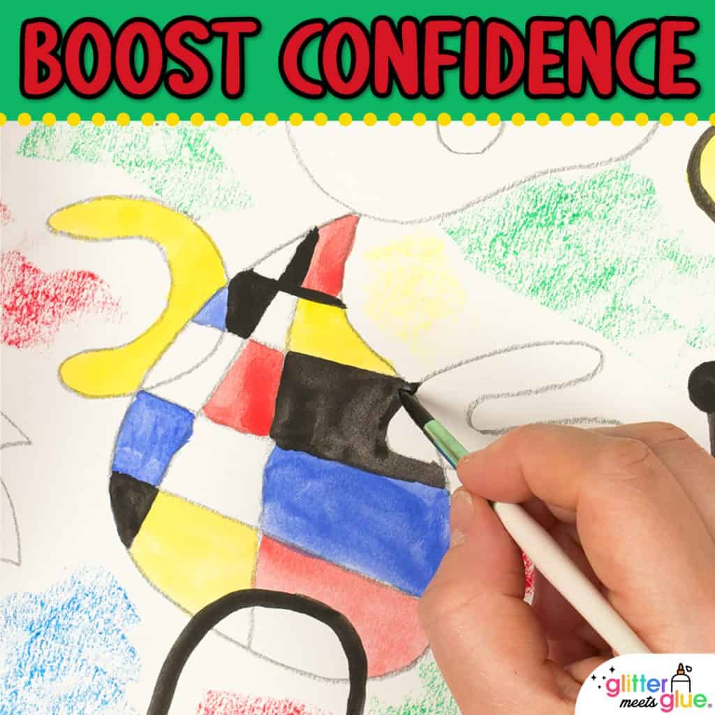 Joan Miro Portrait Art Game – Hispanic Heritage Month Art Project