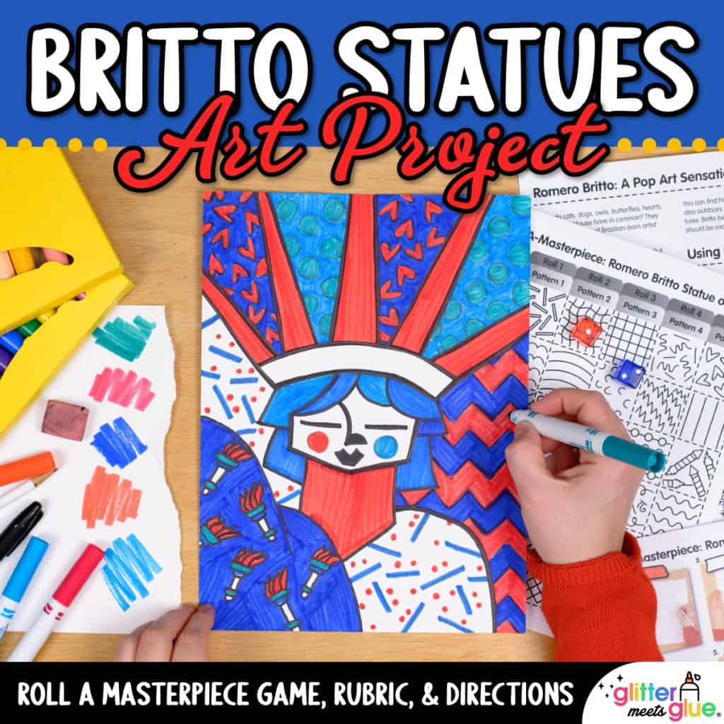 Statue of Liberty Art Game – Romero Britto Pop Art Project