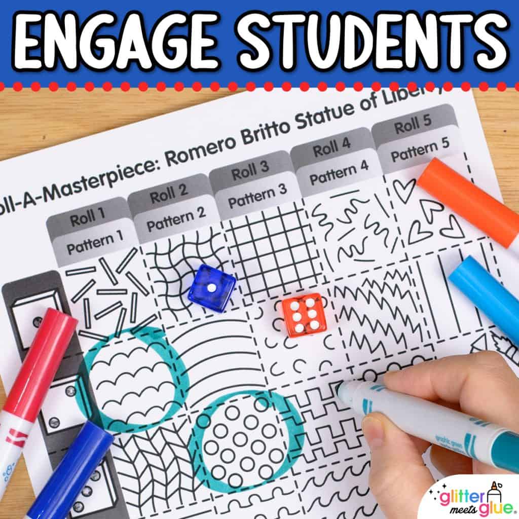 Statue of Liberty Art Game – Romero Britto Pop Art Project