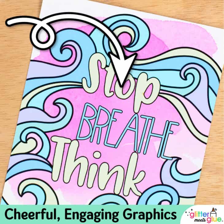 Mindfulness Posters for Kids – Classroom Posters & Art Room Decor