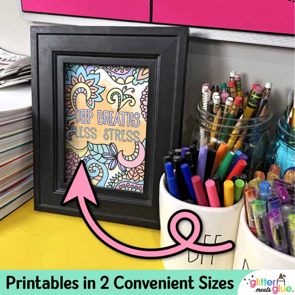 Mindfulness Posters for Kids – Classroom Posters & Art Room Decor