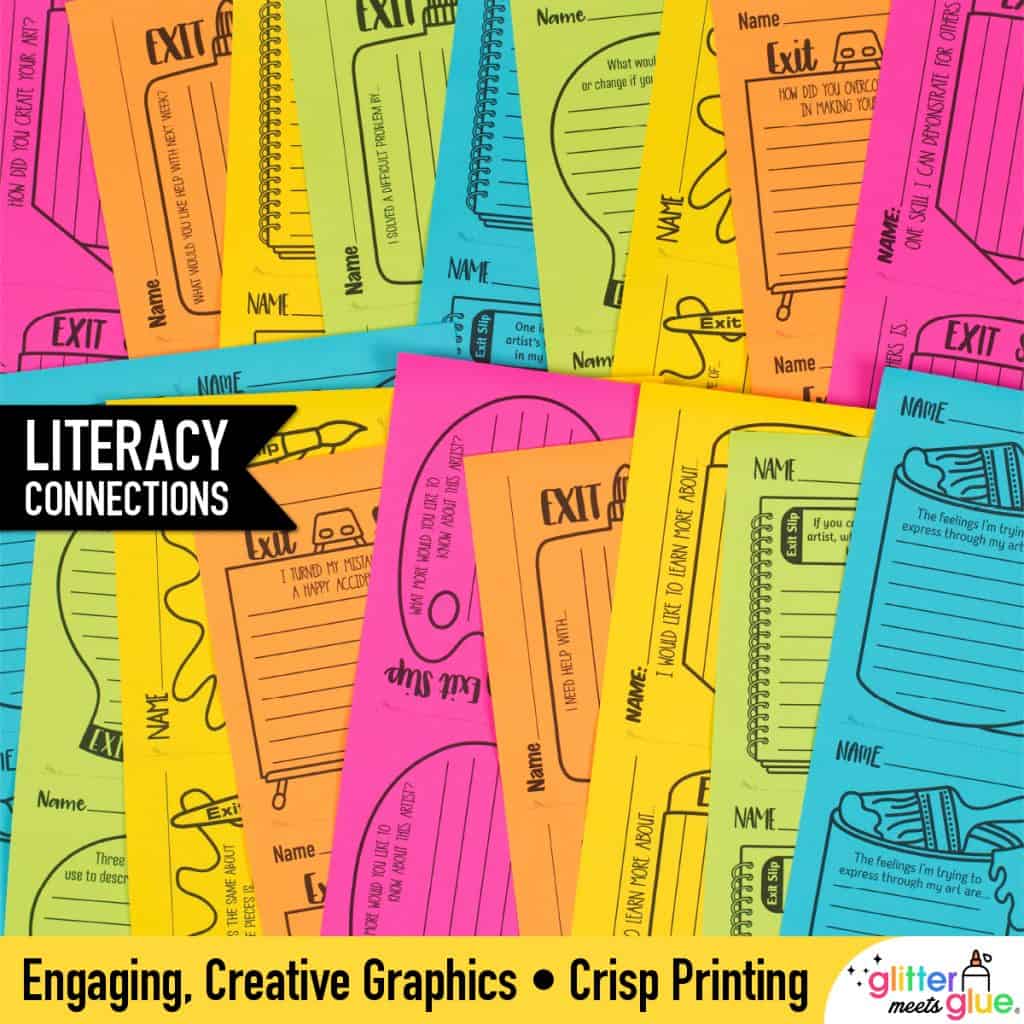 Art Exit Tickets: Writing Prompts – Formative Assessment Ideas