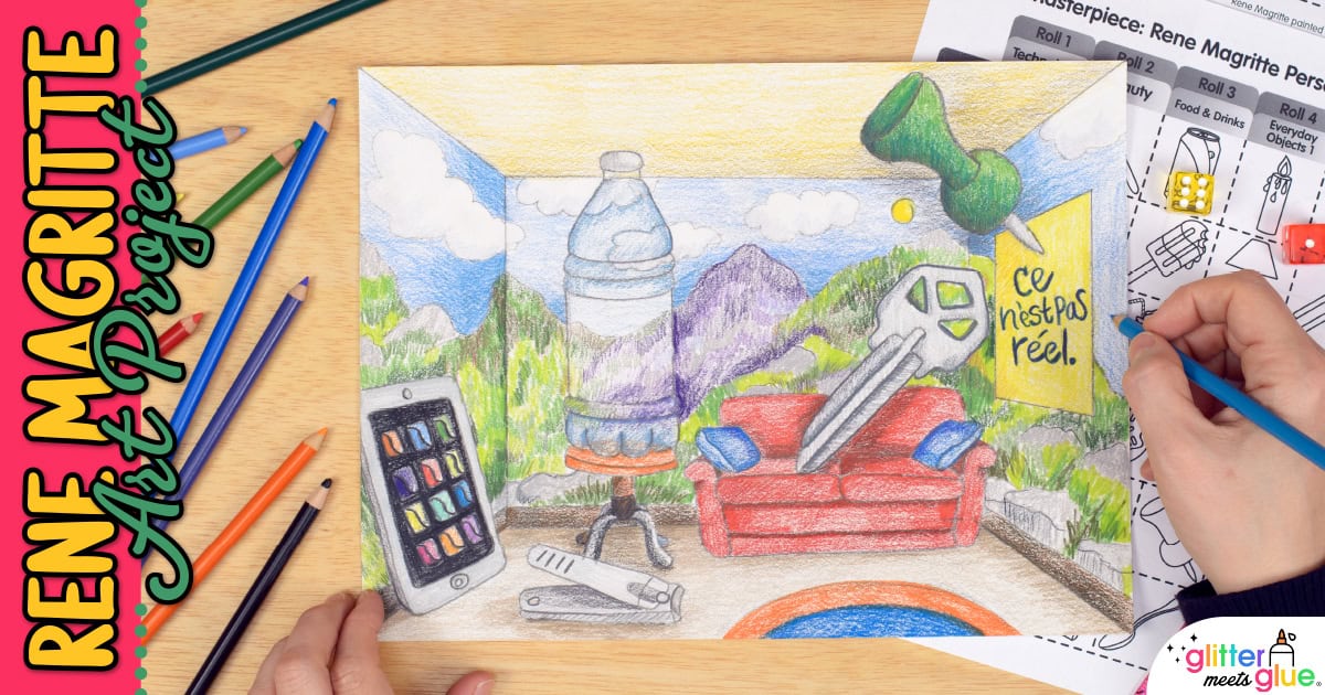 Rene Magritte Personal Values Game – Intermediate Art Project