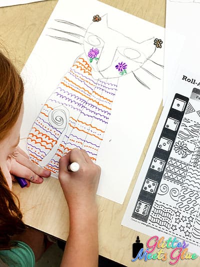 Laurel Burch Cats Art Lesson & Game