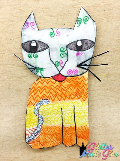 Laurel Burch Cats Art Lesson & Game