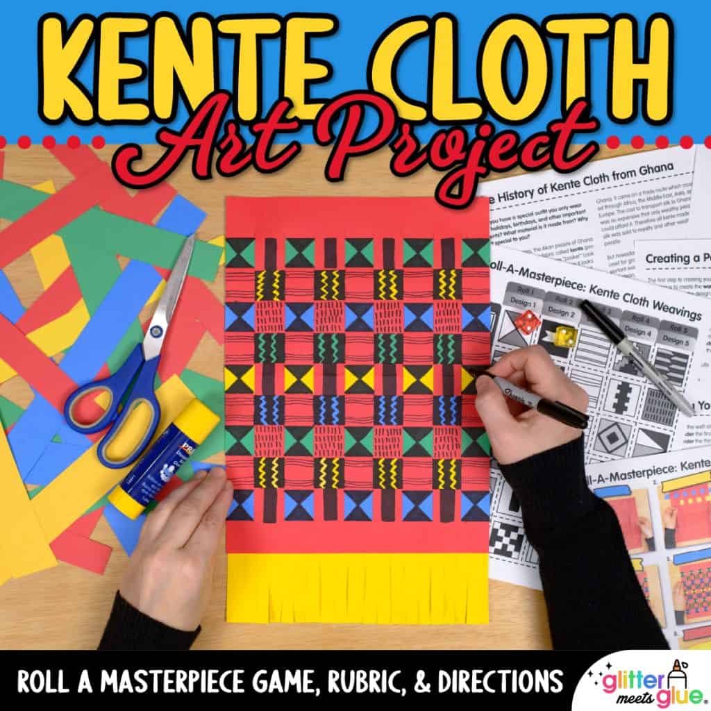 Kente Cloth Weaving Game – Black History Month Art Projects