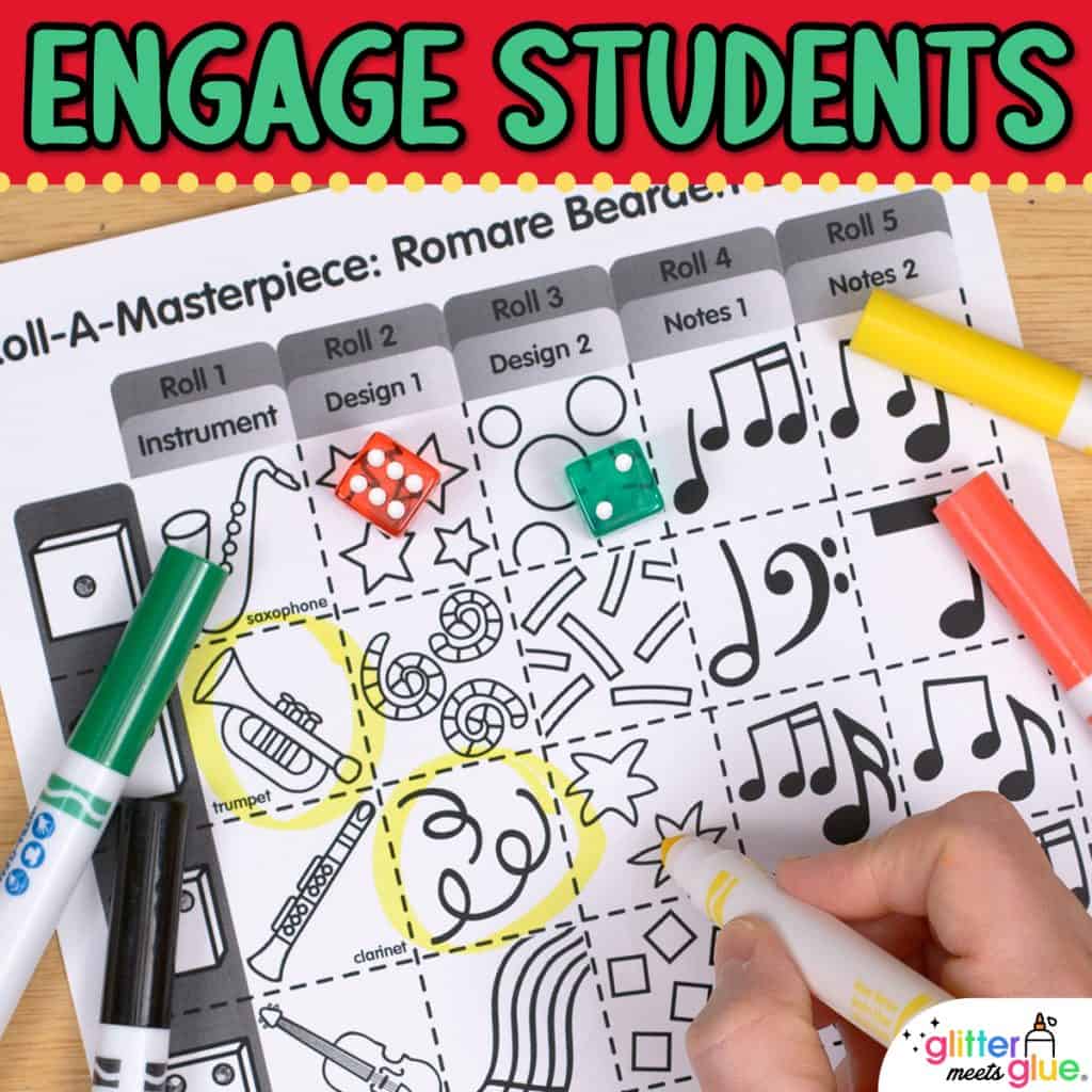 Romare Bearden Collage Game – Black History Month Art Lesson