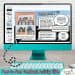 Digital Art Portfolio Templates for Google Drive (Calm Colors)