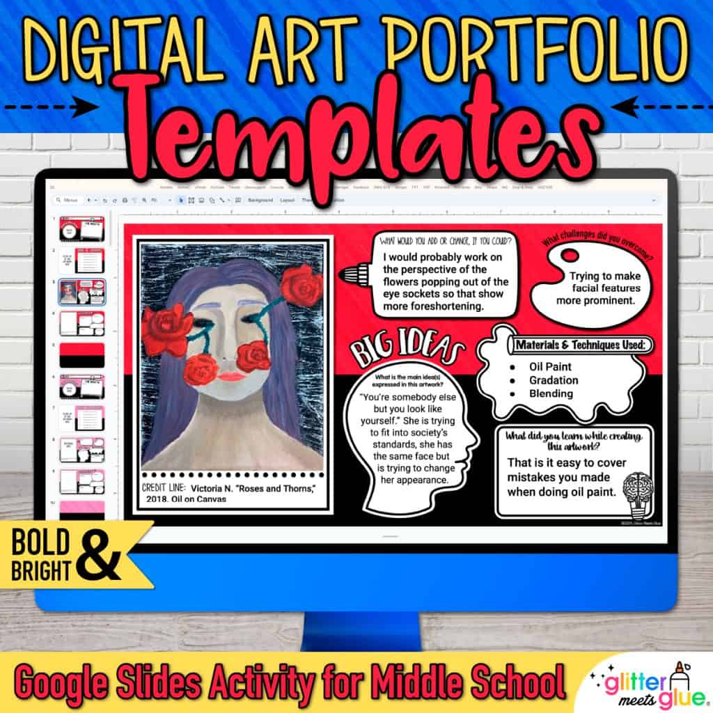 Digital Art Portfolio Templates for Google Drive – Art Critique
