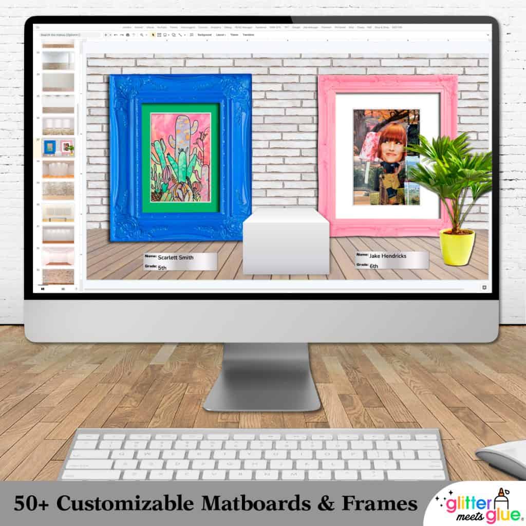 Virtual Art Gallery Templates – Editable Google Slides Template
