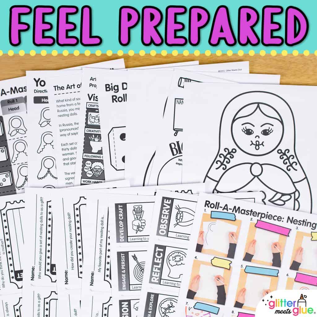 Russian Nesting Dolls Game – Elementary Folk Art Project & Lesson