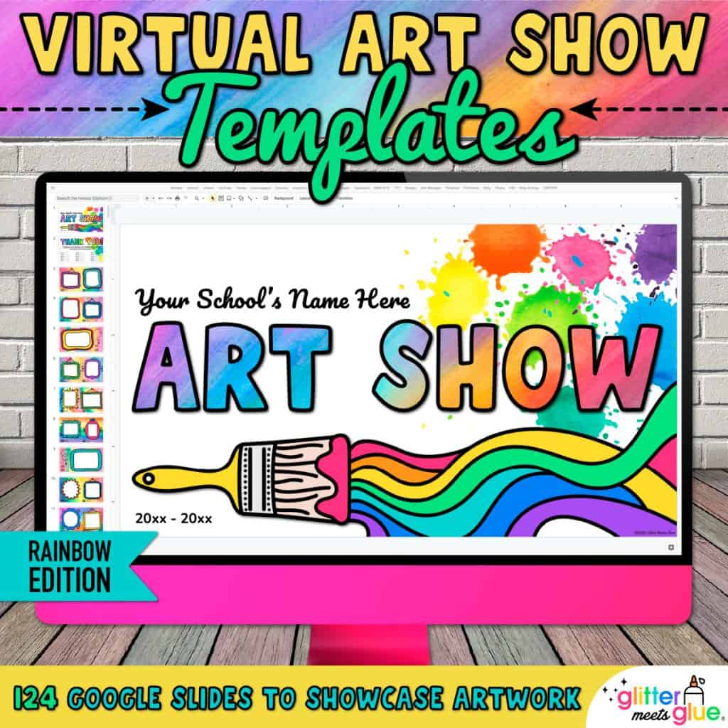 Virtual Art Show Templates – Editable Google Slides Template