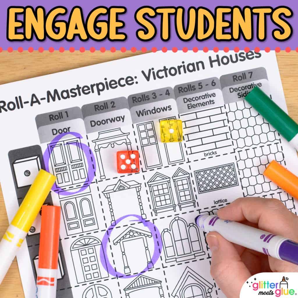 Victorian House Drawing Game – Architecture Art Project Ideas