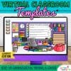 Virtual Classroom Templates for Elementary Teachers