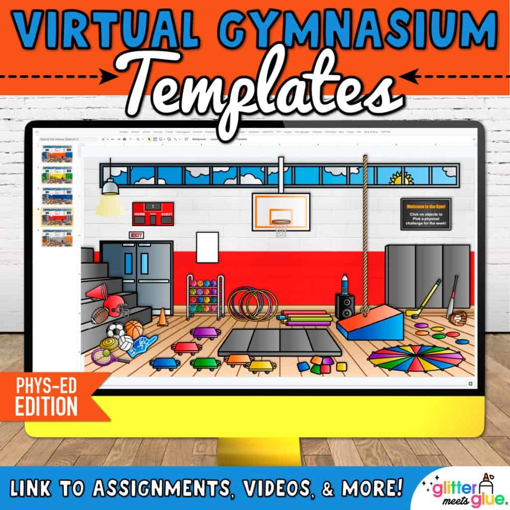 Virtual Gymnasium Templates – Physical Education Digital Resource