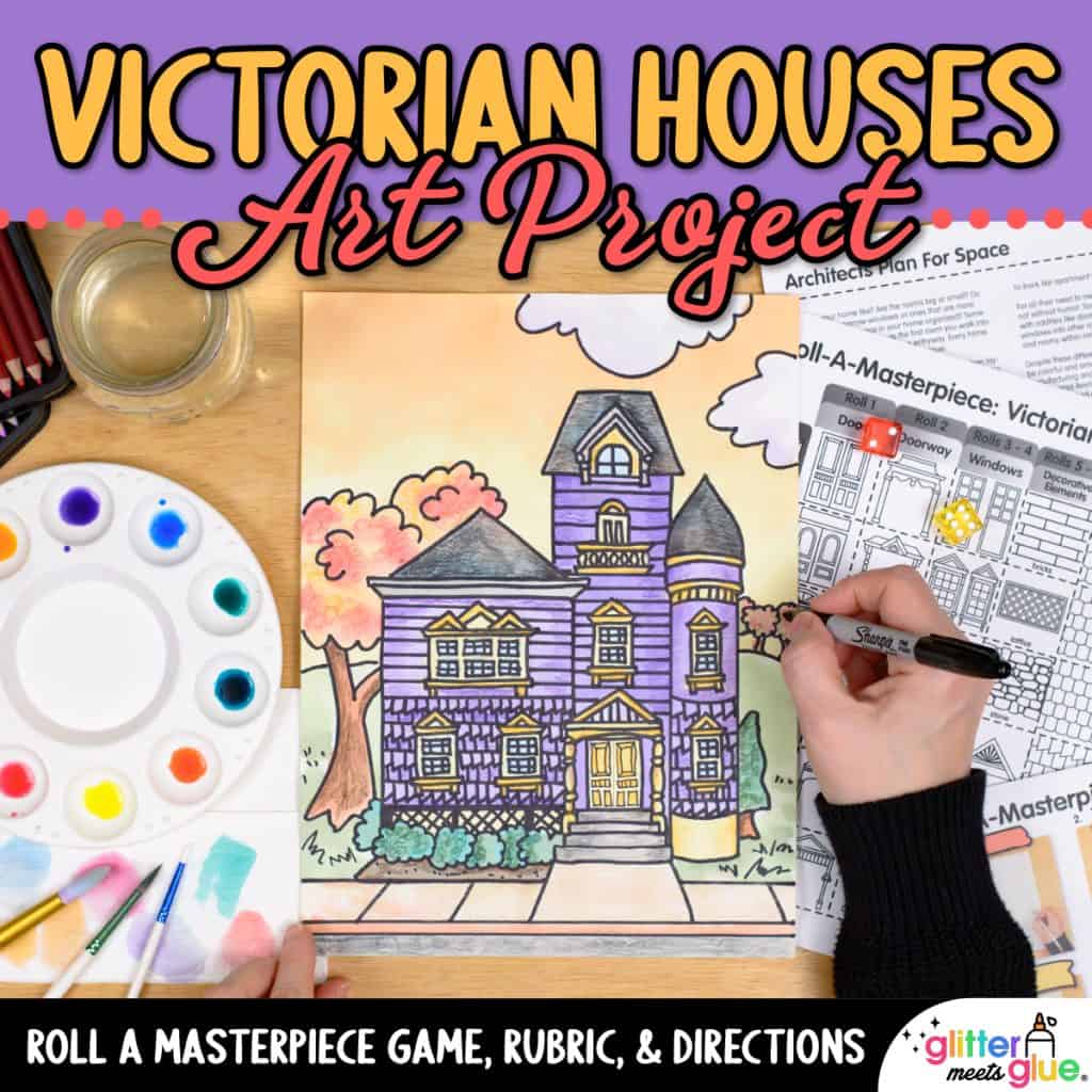 Victorian House Drawing Game – Architecture Art Project Ideas