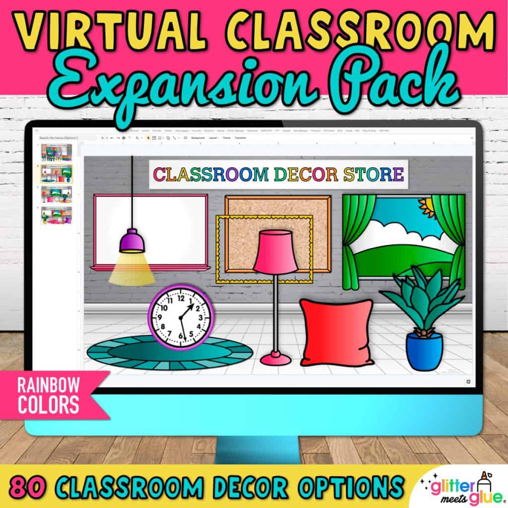 Virtual Classroom Decor Templates – Google Slides for Teachers