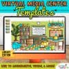 Virtual Library Templates – Google Slides Template Digital Resource
